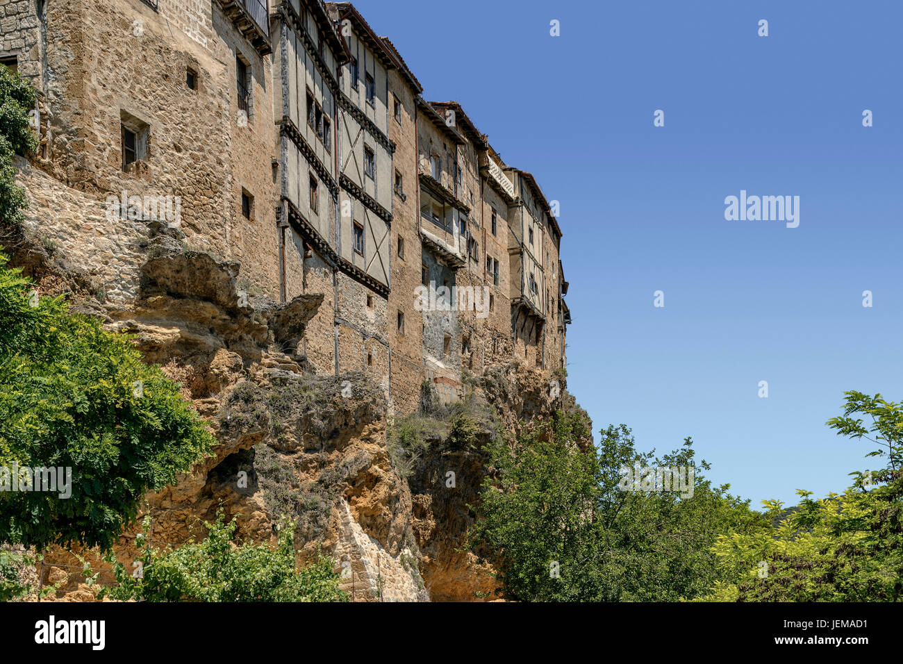 Facades of medieval houses hi-res stock photography and images - Alamy