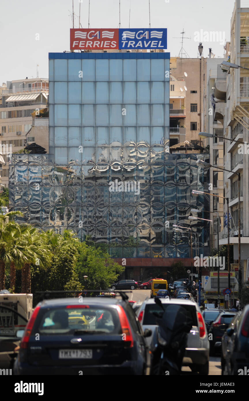 General view of Piareus, Athens harbor (Greece Stock Photo - Alamy
