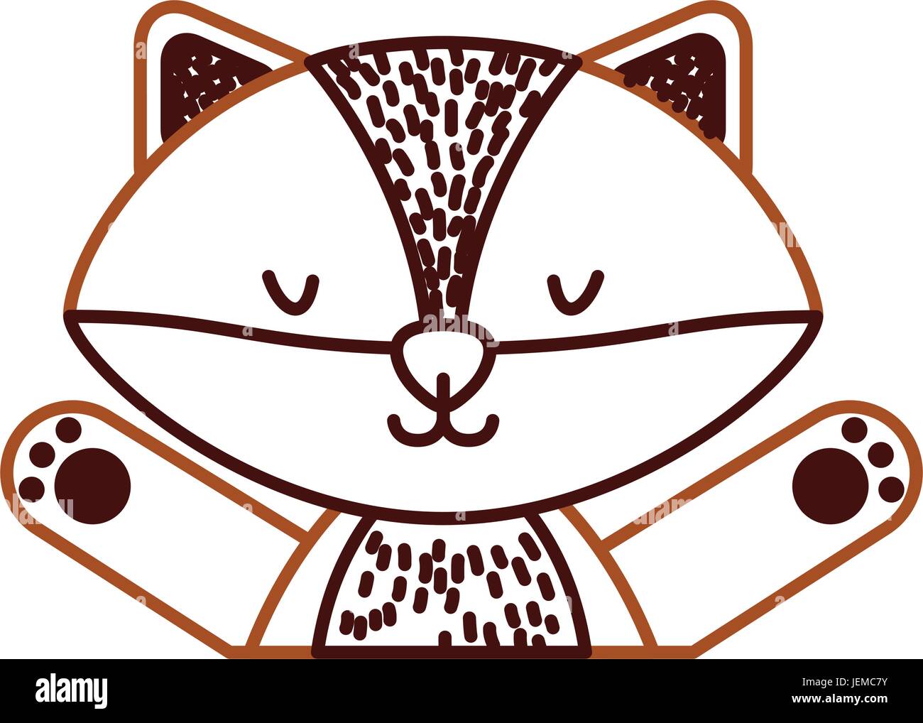 Animal Skunk cartoon Stock Vector Image & Art - Alamy