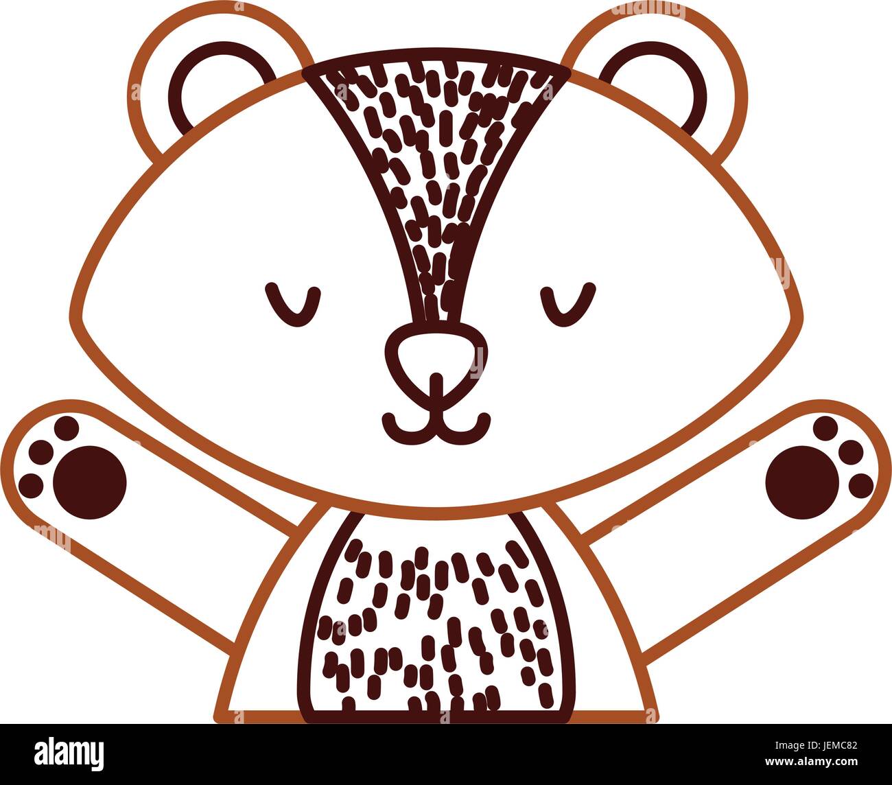 Animal Skunk cartoon Stock Vector Image & Art - Alamy