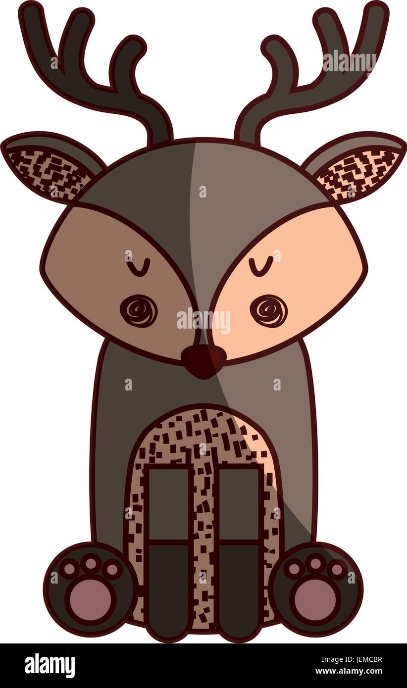 Animal reindeer cartoon Stock Vector Image & Art - Alamy