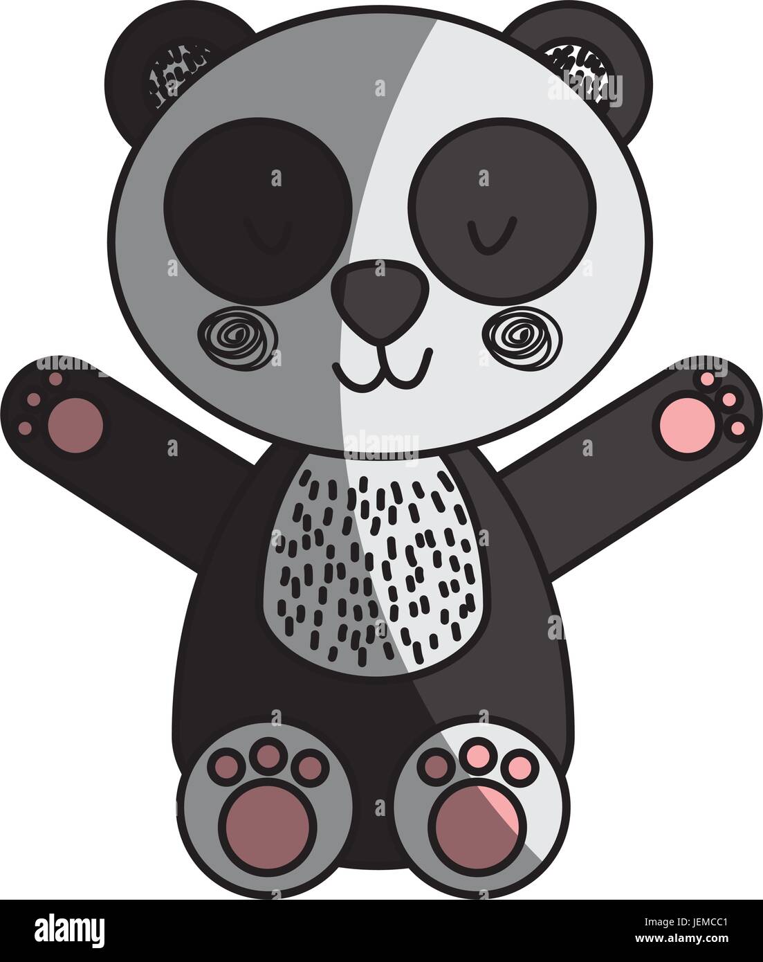 animal panda cartoon Stock Vector Image & Art - Alamy