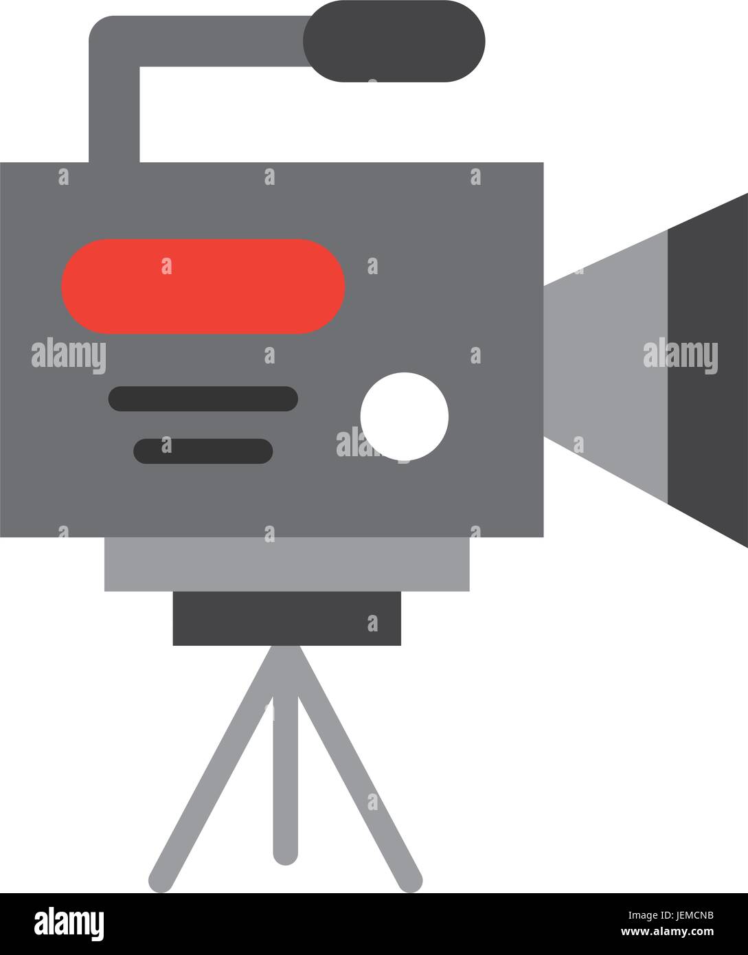 Professional recording camera Stock Vector Image & Art - Alamy