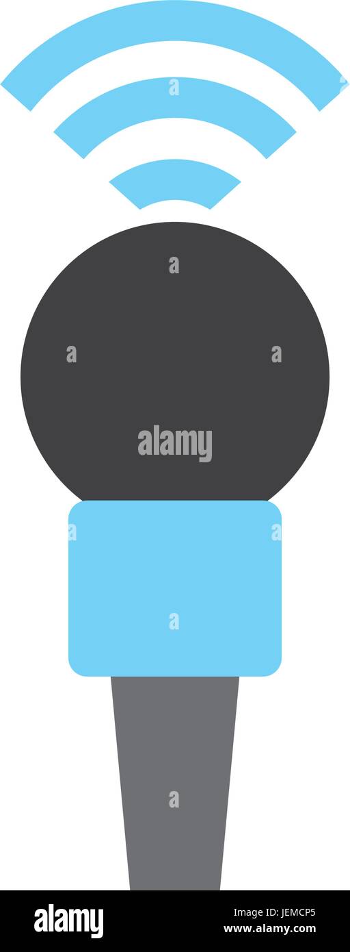 Professional microphone transmit Stock Vector Image & Art - Alamy
