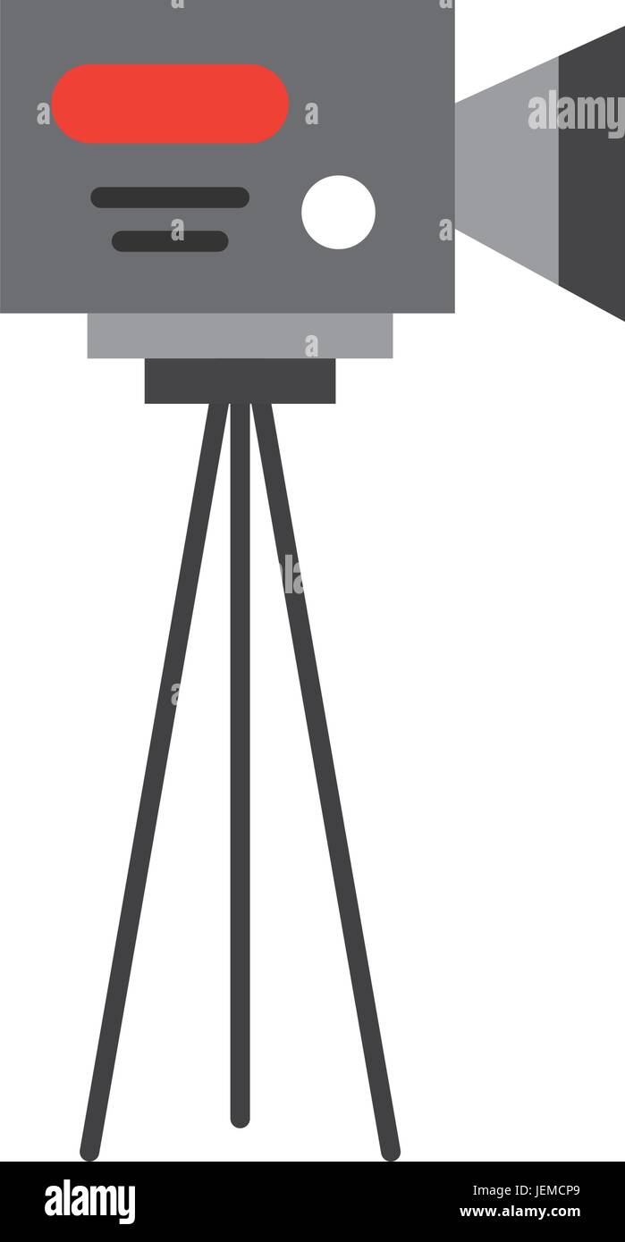 Professional recording camera Stock Vector Image & Art - Alamy