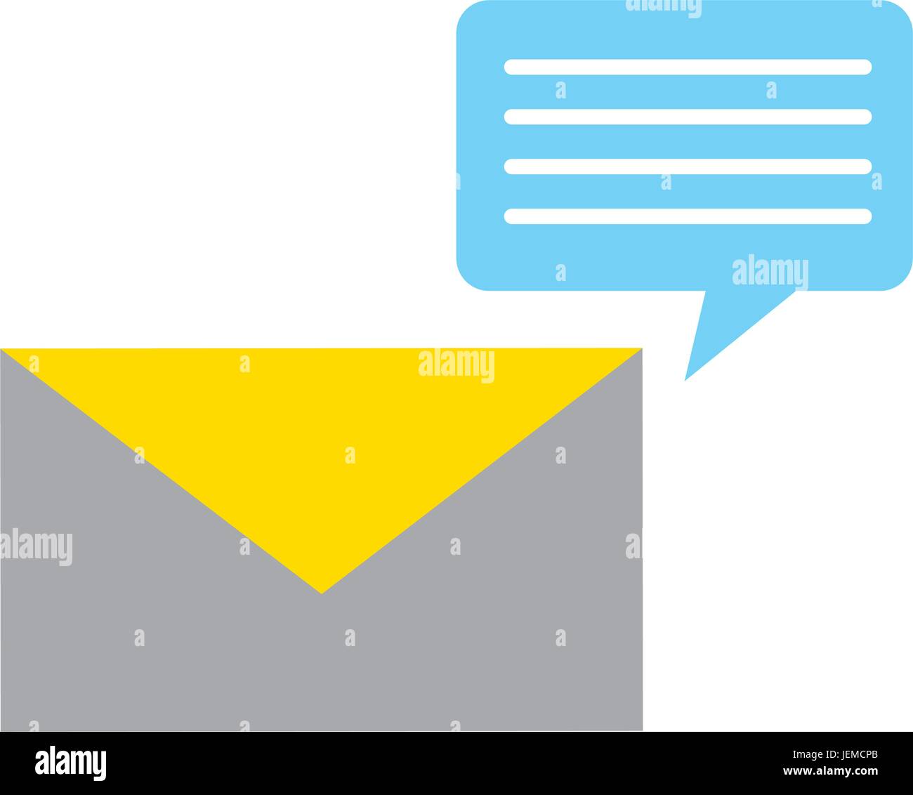 Information mail messages Stock Vector Image & Art - Alamy