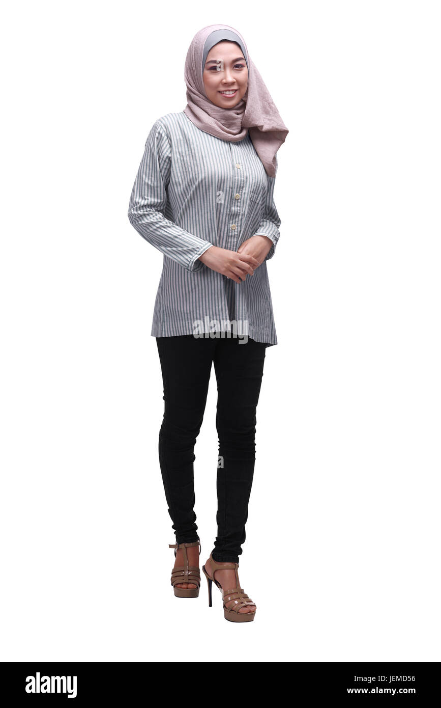 Woman in traditional muslim Cut Out Stock Images & Pictures - Alamy