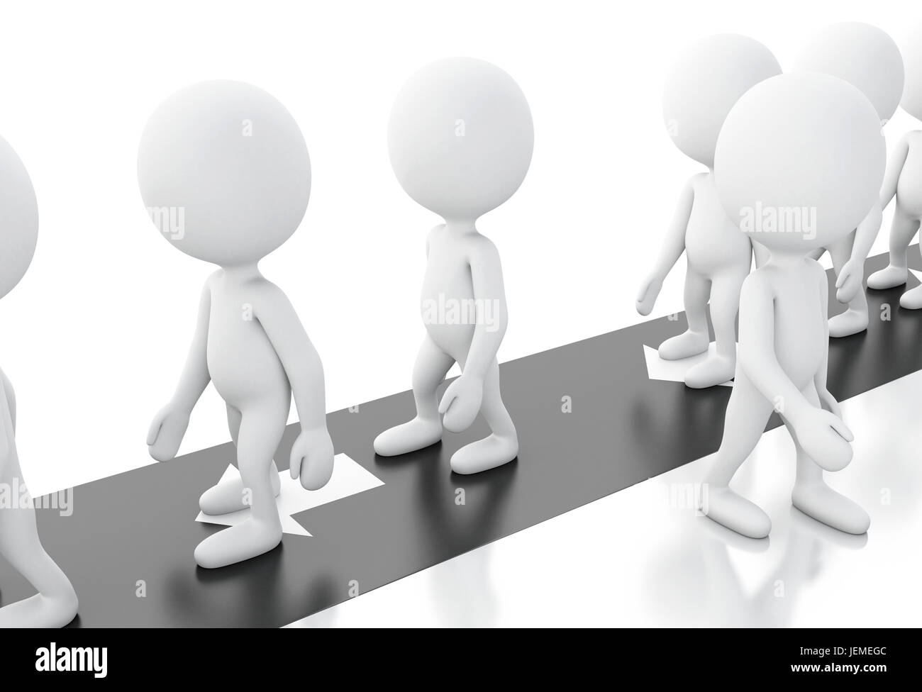 3d man choosing right path hi-res stock photography and images - Alamy