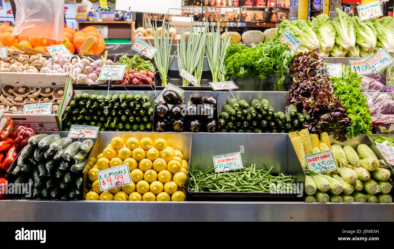 Adelaide, Australia - November 12, 2016: People shopping at Adelaide ...