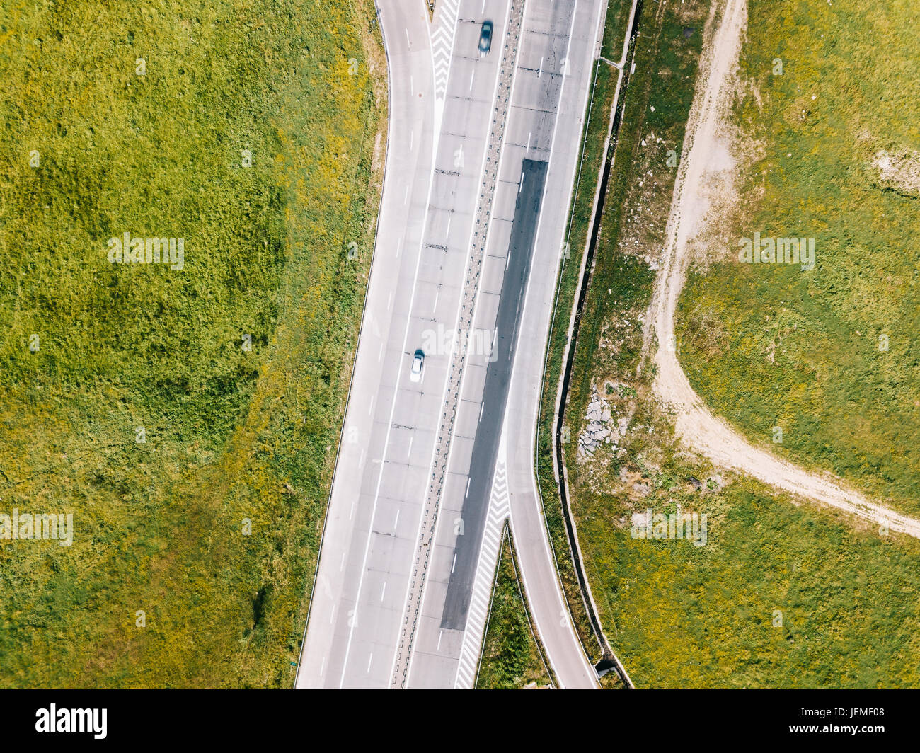 Aerial view top view roads hi-res stock photography and images - Alamy