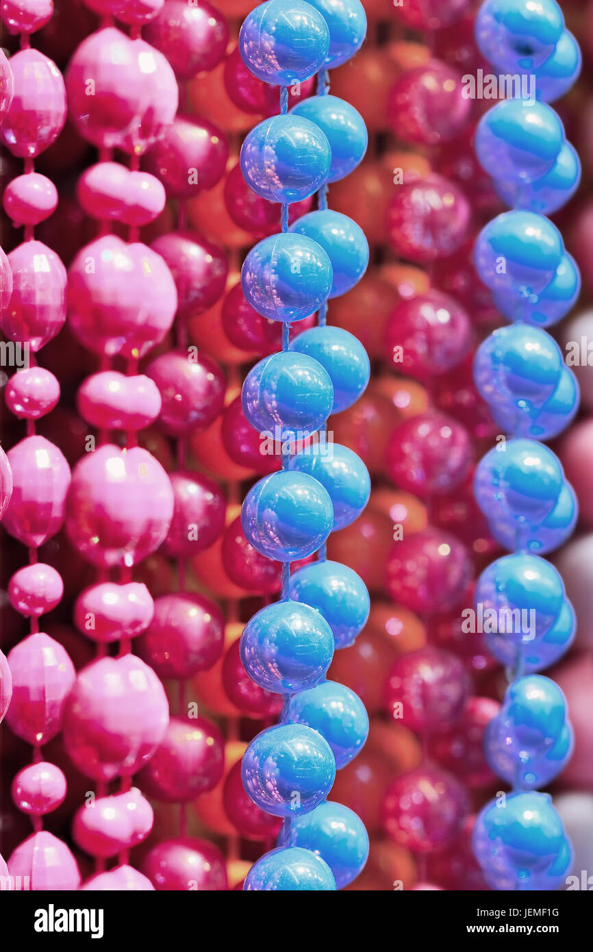 Strings of red beads hi-res stock photography and images - Alamy