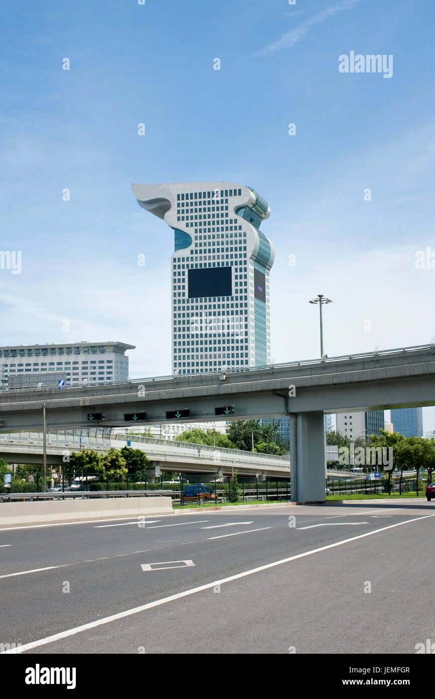 BEIJING – JULY 17, 2008. The iconic Pangu 7 star hotel on July 17, 2008 ...