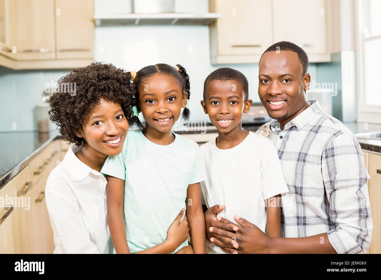 Portrait of happy family Stock Photo - Alamy