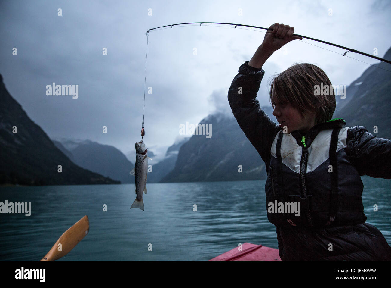 Fish looking fish hook hi-res stock photography and images - Alamy