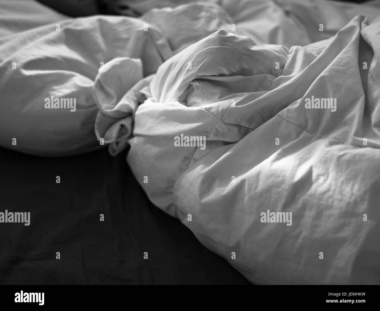 Messy room bed Black and White Stock Photos & Images - Alamy