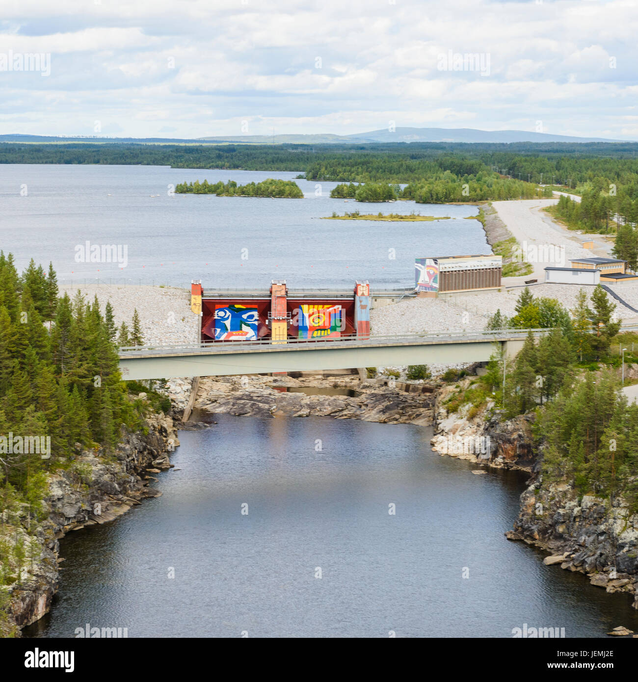 Bridge over water Stock Photo - Alamy