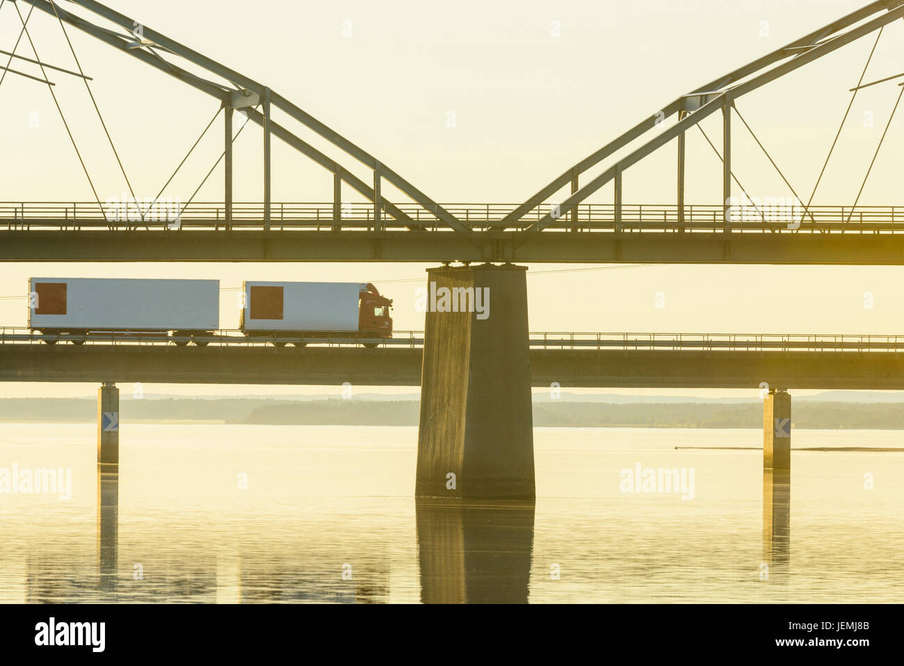 Lorry passing through hi-res stock photography and images - Alamy