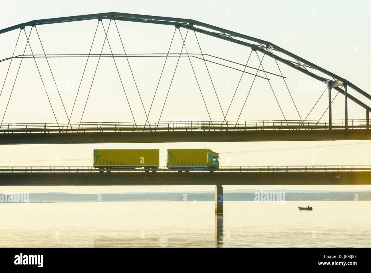 Lorry passing through hi-res stock photography and images - Alamy