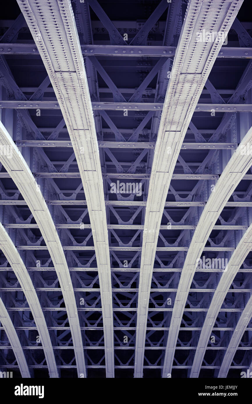 Symmetric metal structure Stock Photo - Alamy