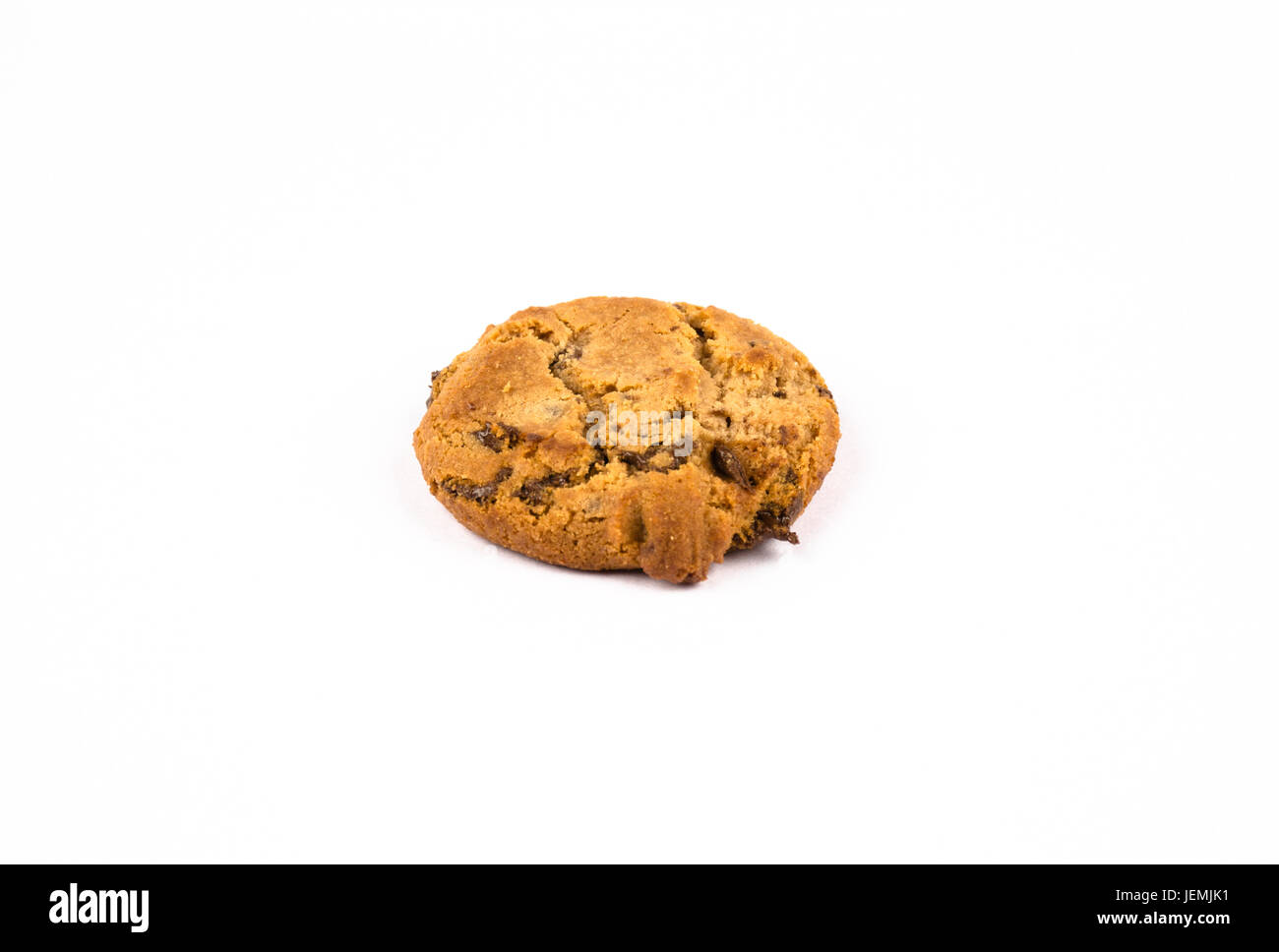 chocolate chip cookies isolated on white background with shadow Stock ...