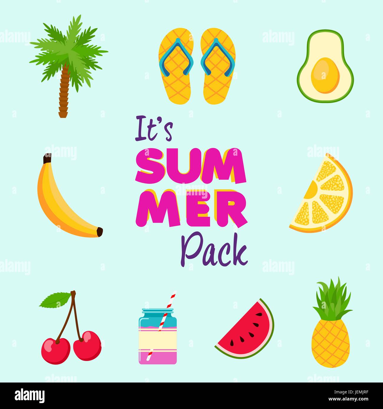 Palm fruit Stock Vector Images - Alamy