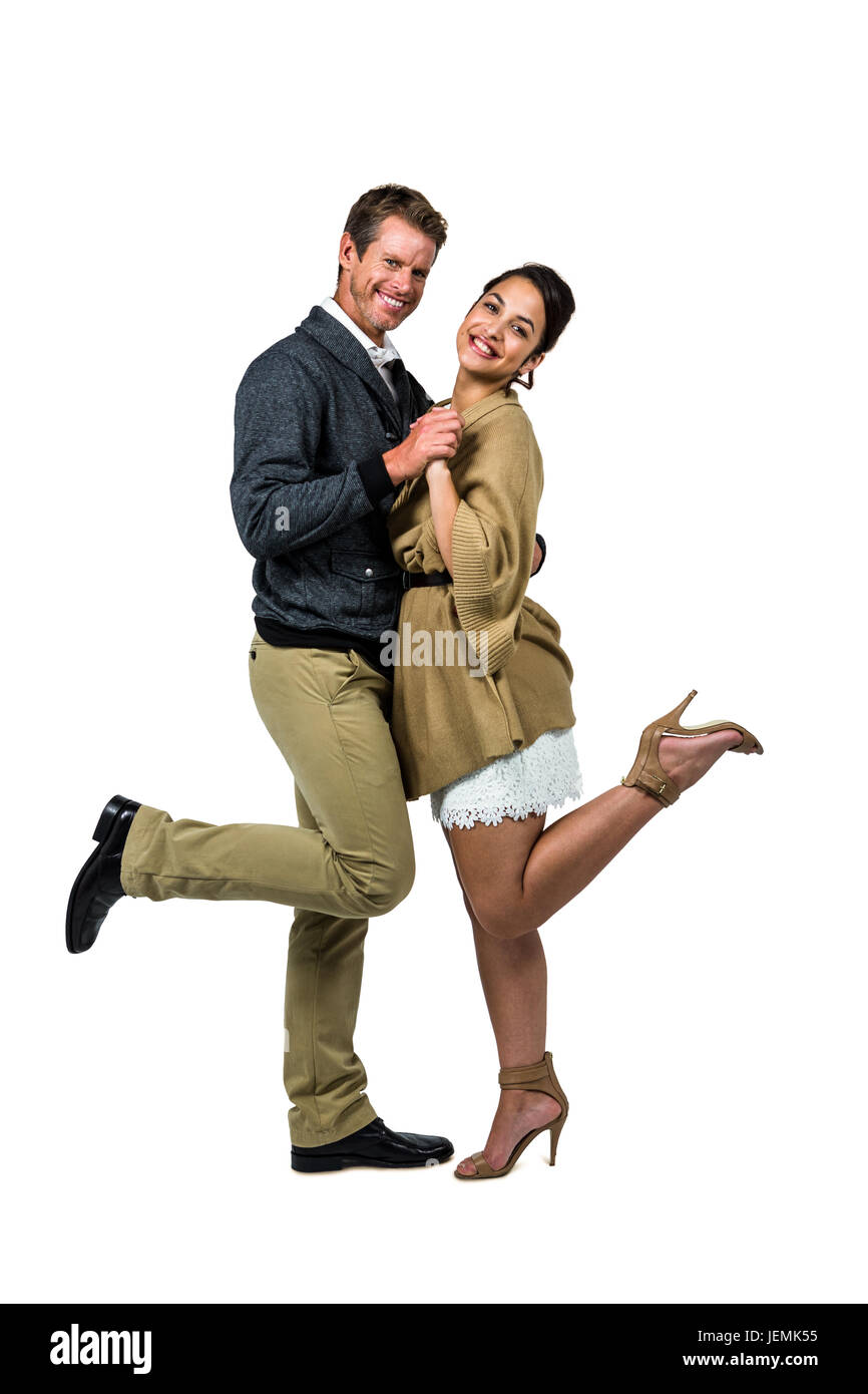 Young happy romantic mixed Cut Out Stock Images & Pictures - Alamy