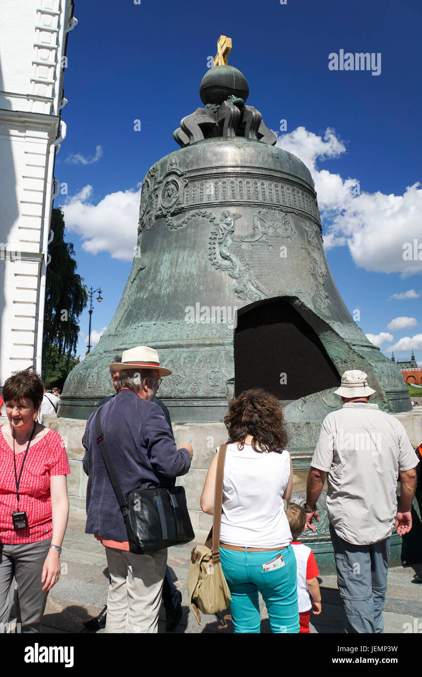 The Great Tsar's Bell, Kremlin, Moscow, Russia Stock Photo - Alamy