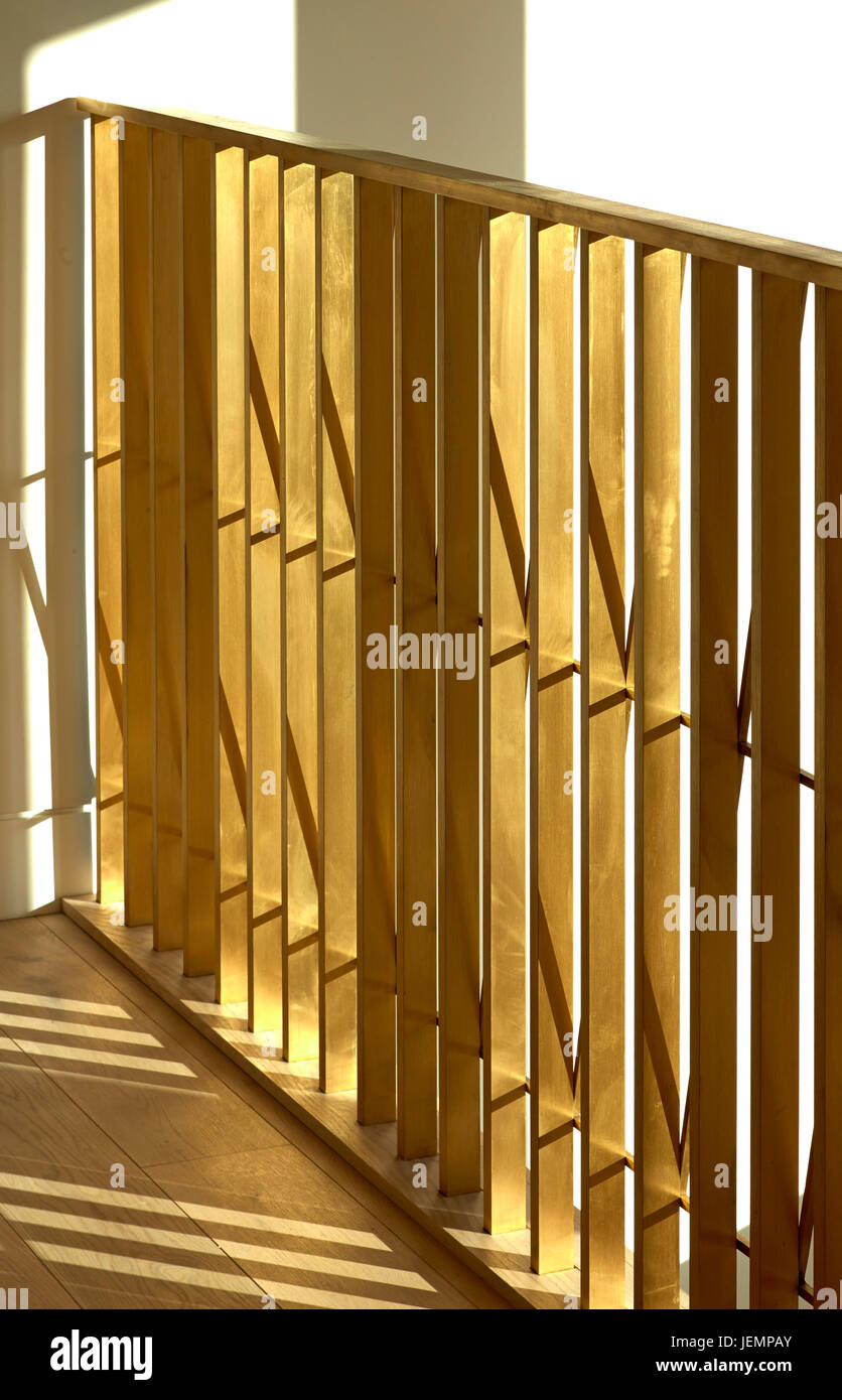 Interior balustrade detail. Kings Cross Tapestry, London, United ...