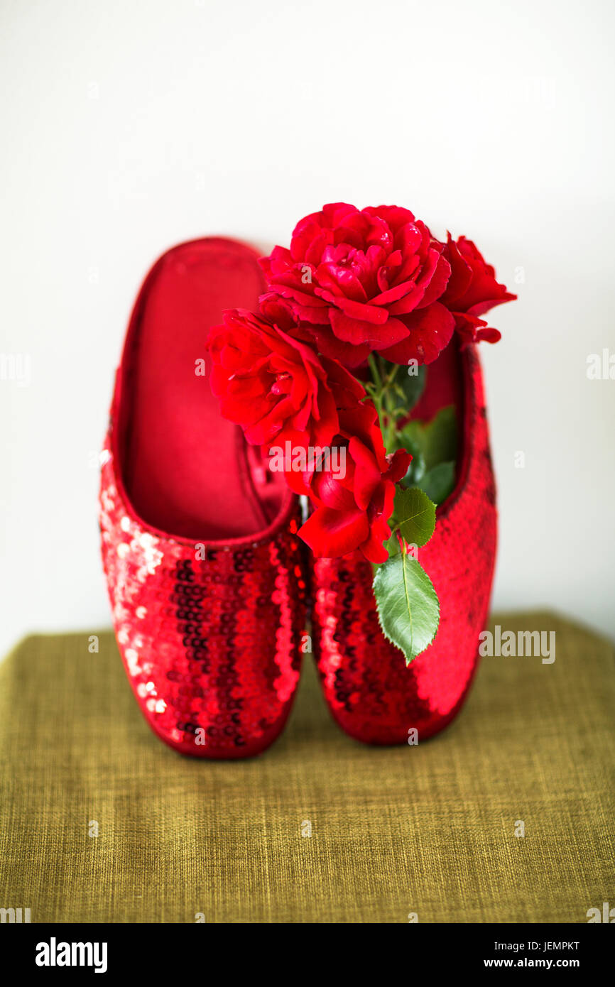 Rose and slippers hi-res stock photography and images - Alamy