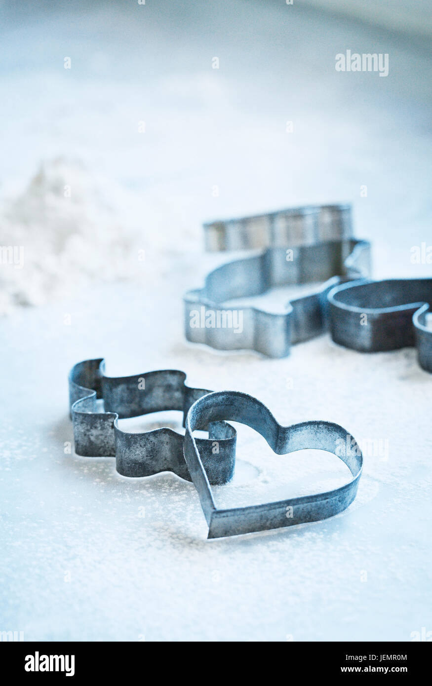 Metal pastry cutters Stock Photo - Alamy