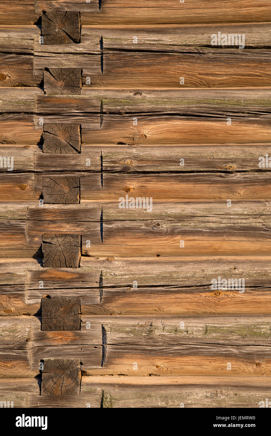 Log Cabin Wall Texture Seamless