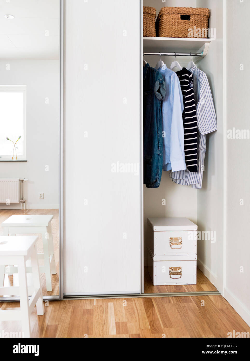 Open wardrobe hi-res stock photography and images - Alamy