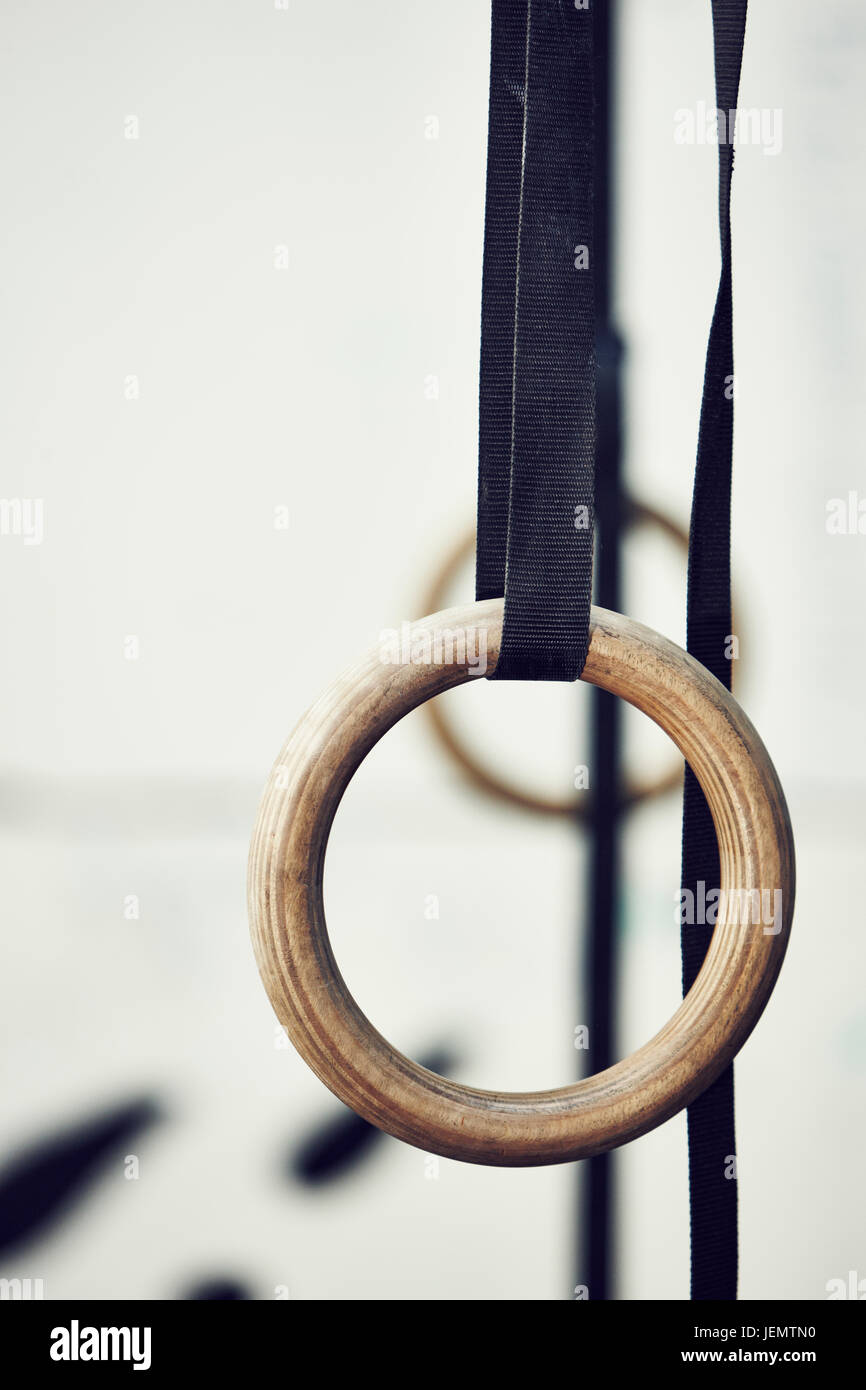 Gymnastics rings close up hi-res stock photography and images - Alamy