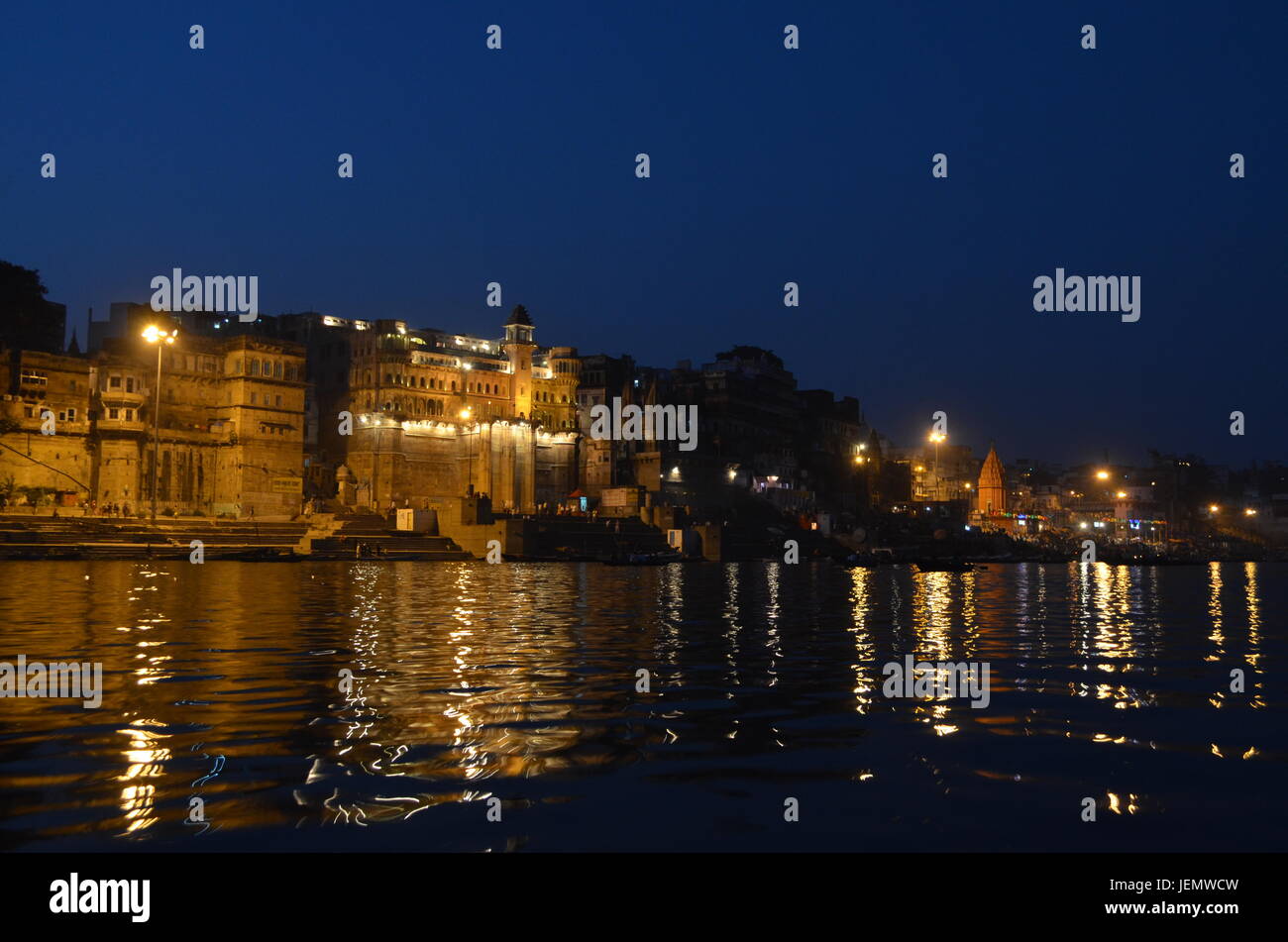 Ganges river night hi-res stock photography and images - Alamy