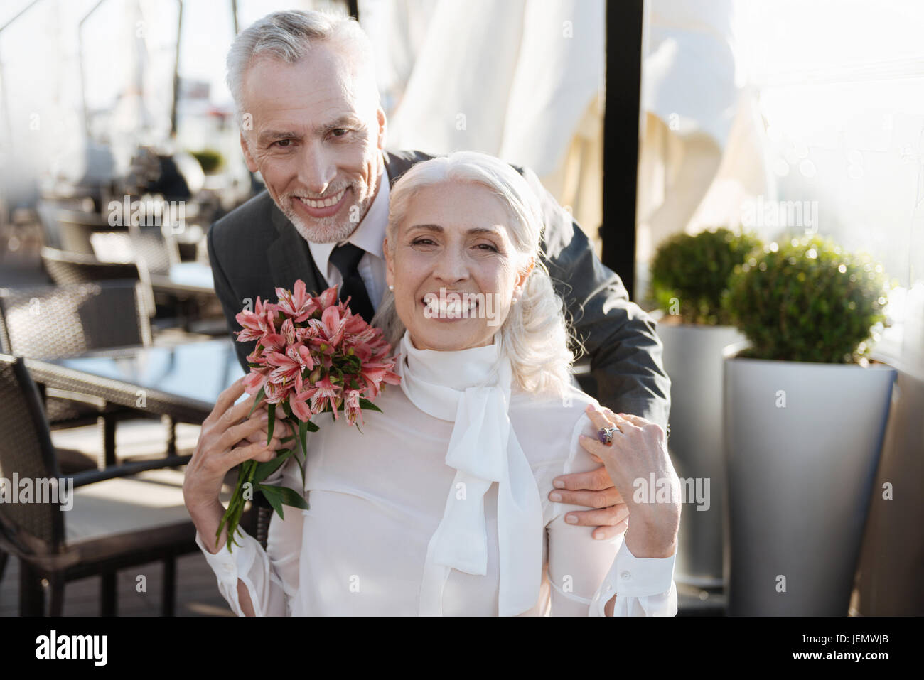 Positive people being happy together Stock Photo - Alamy