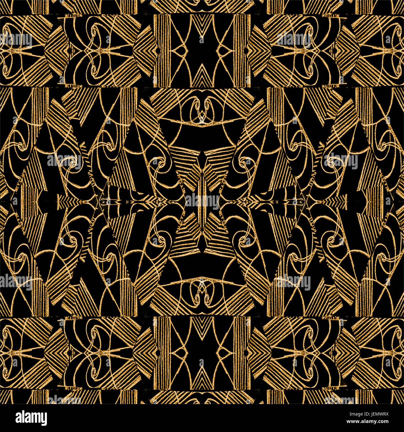 Modern Arabesque Seamless Textile Pattern Stock Photo - Alamy