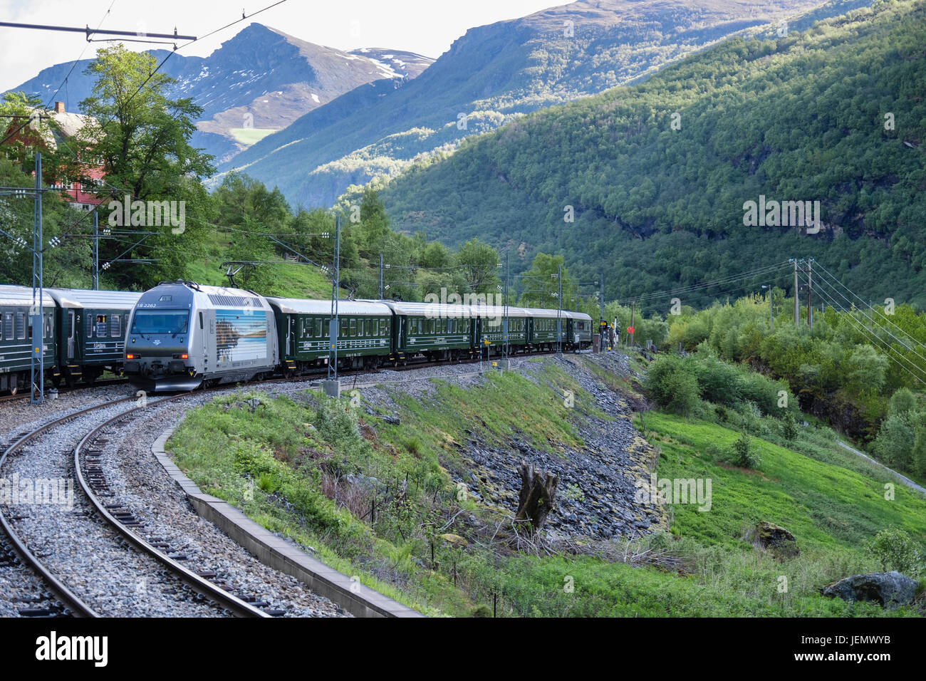 Double track railway line hi-res stock photography and images - Alamy