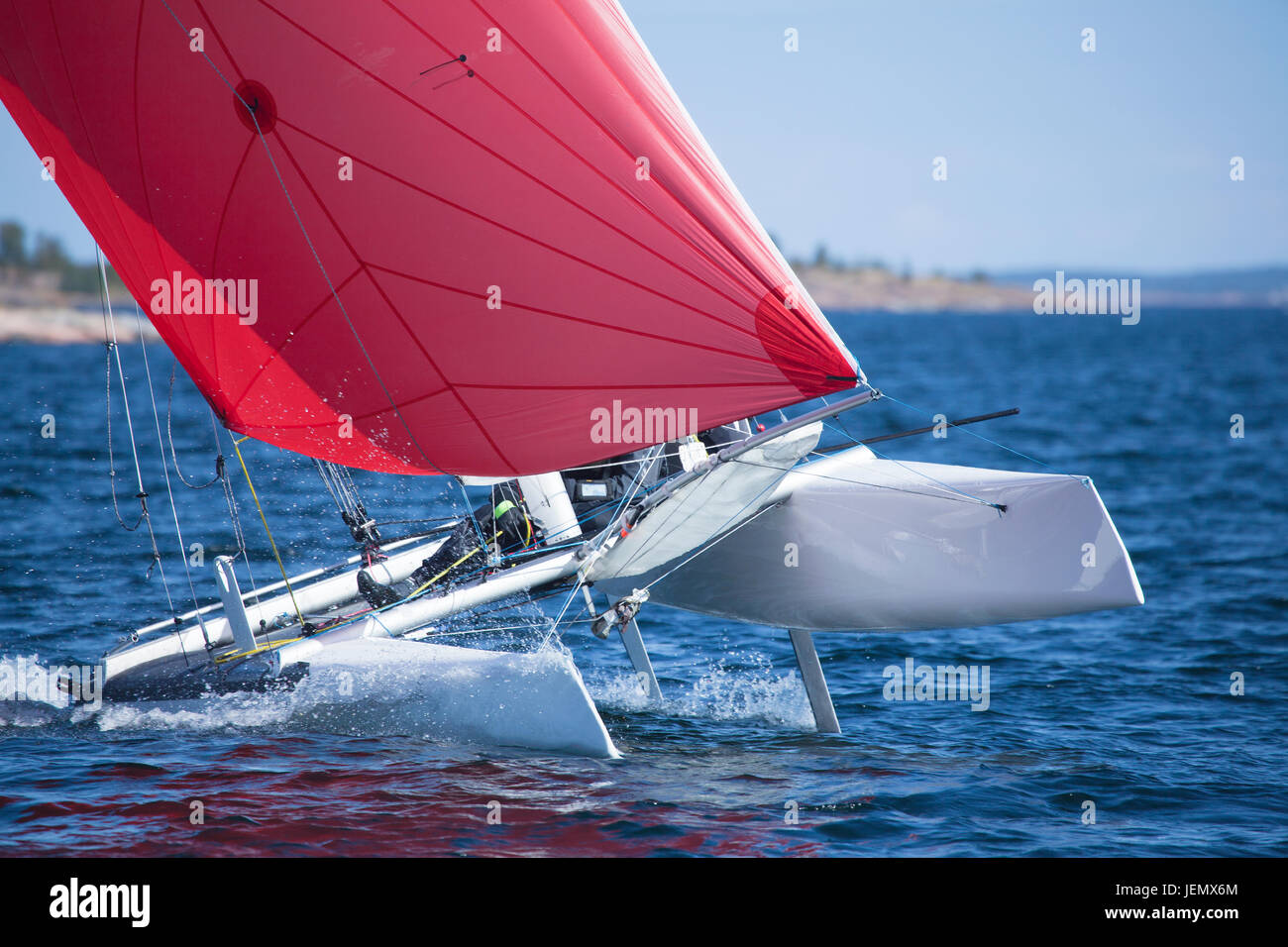 Sailing boat lean hi-res stock photography and images - Alamy