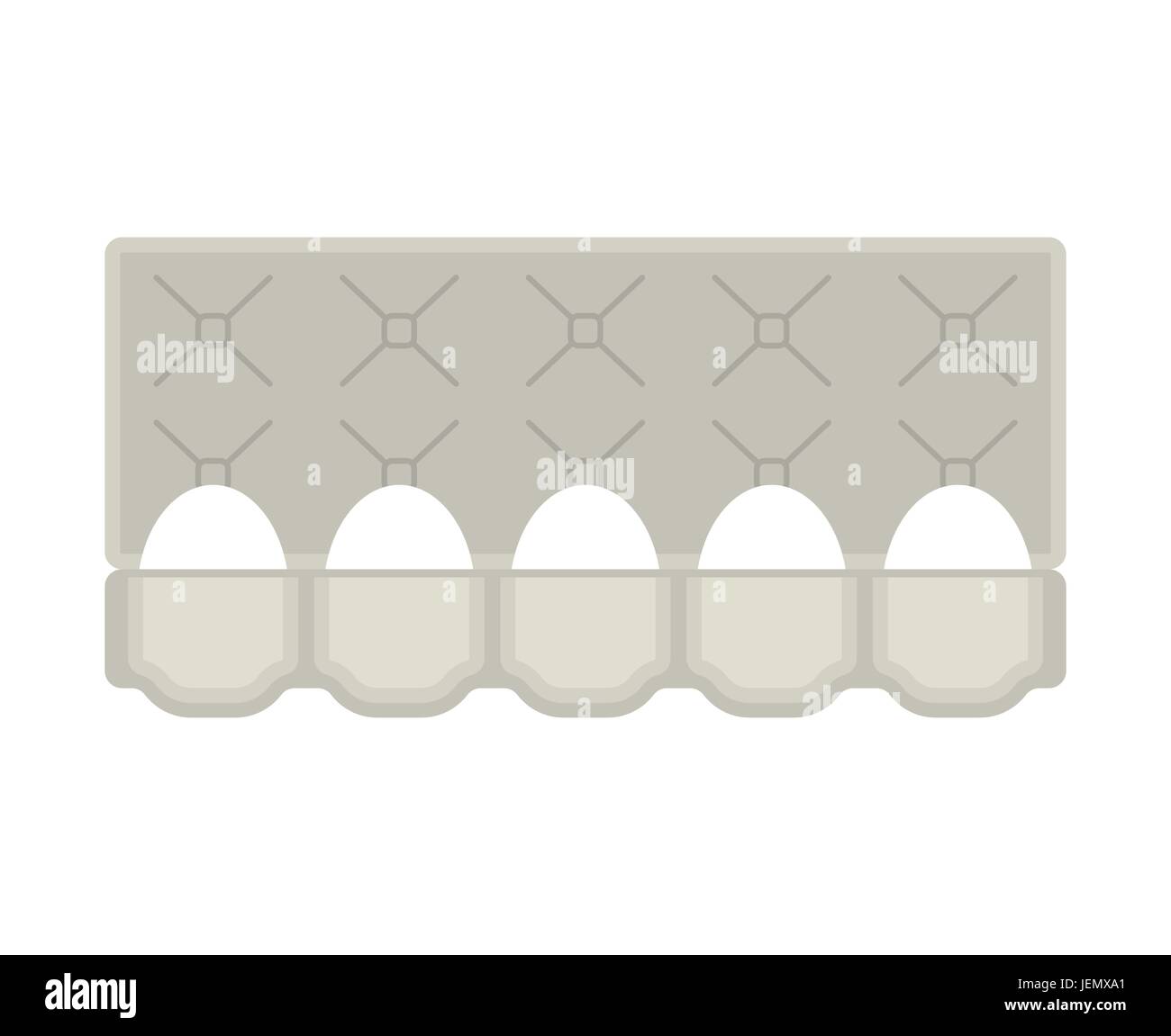 Empty egg case Stock Vector Images - Alamy