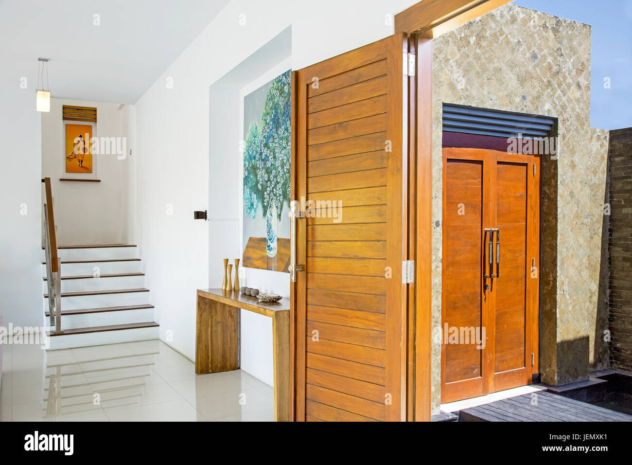 Interior in modern house Stock Photo - Alamy