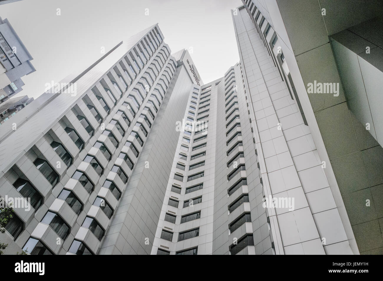 high rise concrete modern building Stock Photo - Alamy