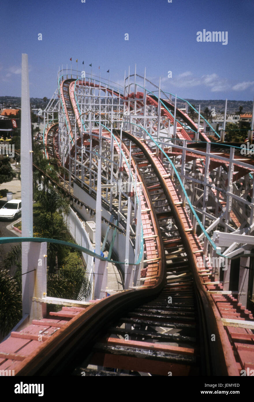Roller coaster drop hi-res stock photography and images - Alamy