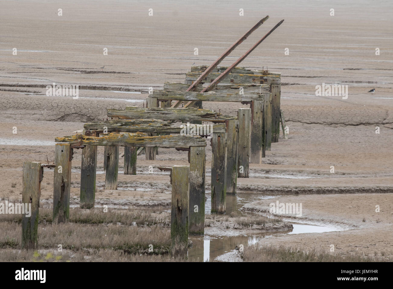 Old jetty ruins hi-res stock photography and images - Alamy