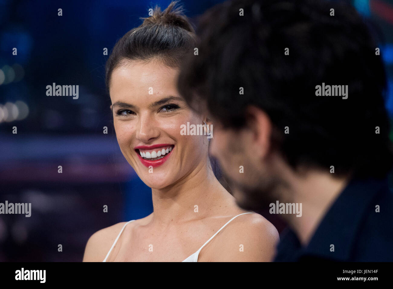 Model Alessandra Ambrosio and model Andres Velencoso during the ...