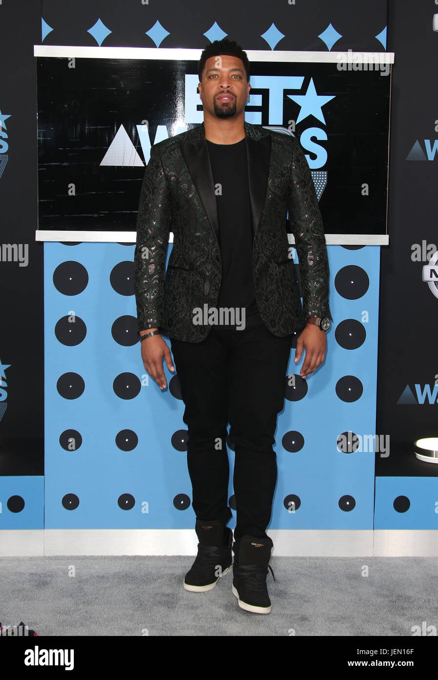 Los Angeles, Ca, USA. 25th June, 2017. DeRay Davis, At 2017 BET Awards ...