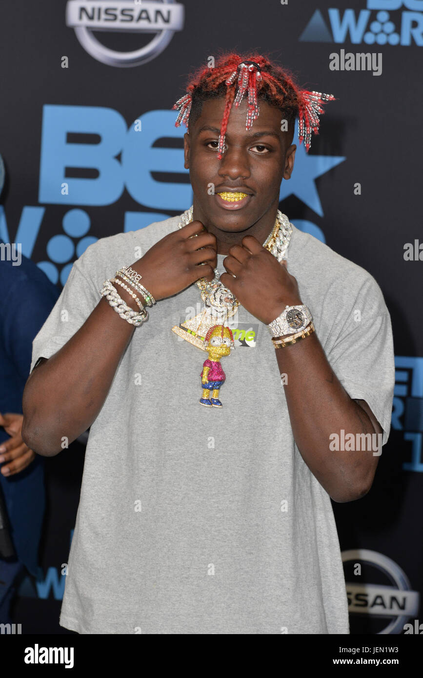 Los Angeles, Ca, USA. 25th June, 2017. Lil Yachty arriving to the BET ...