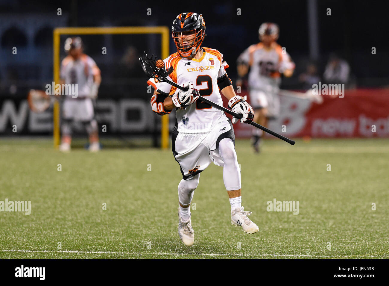 Overtime. 24th June, 2017. Atlanta Blaze defenseman Scott Ratliff #2 ...