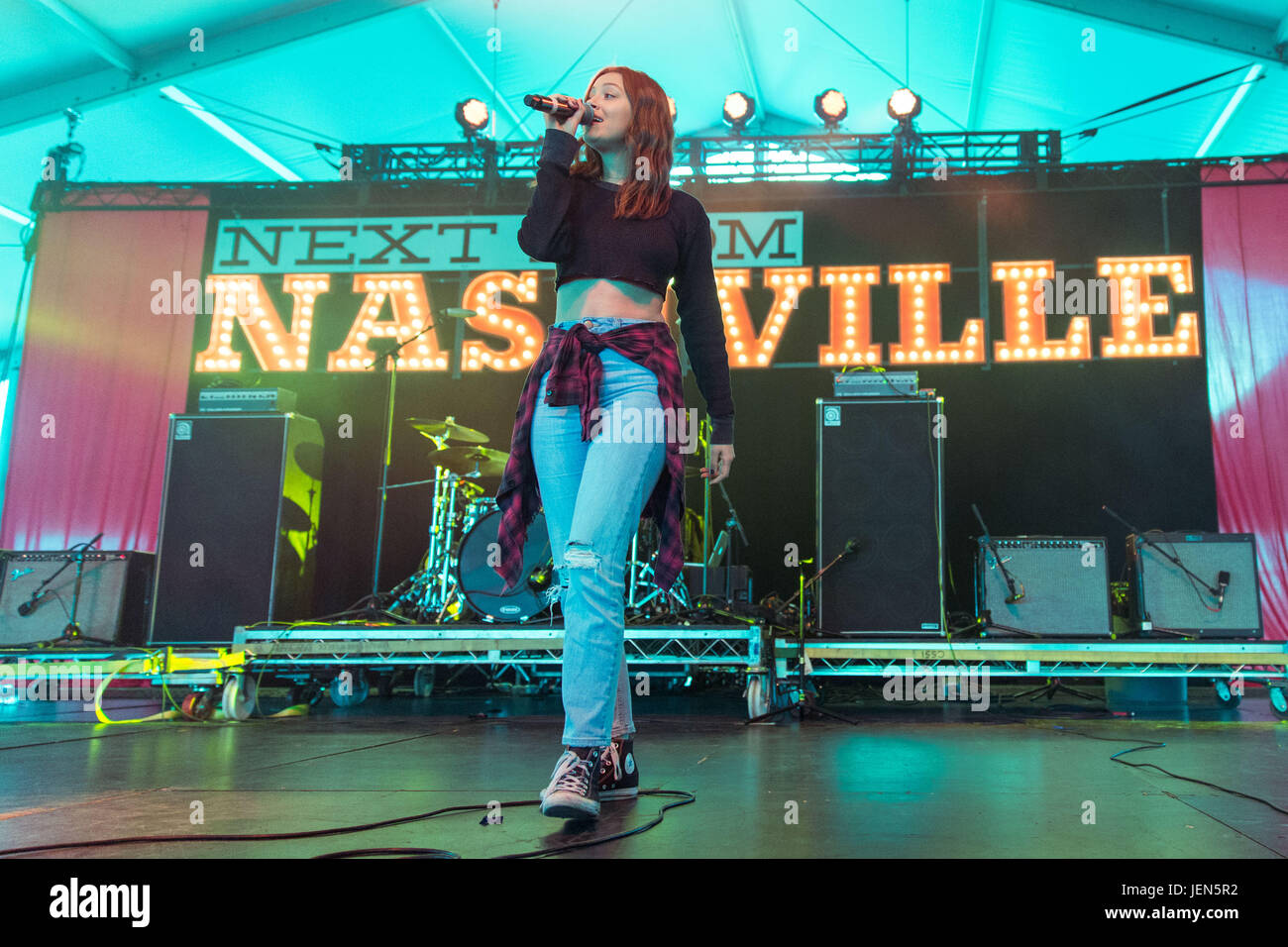Chicago, Illinois, USA. 25th June, 2017. BAILEY BRYAN during Country ...