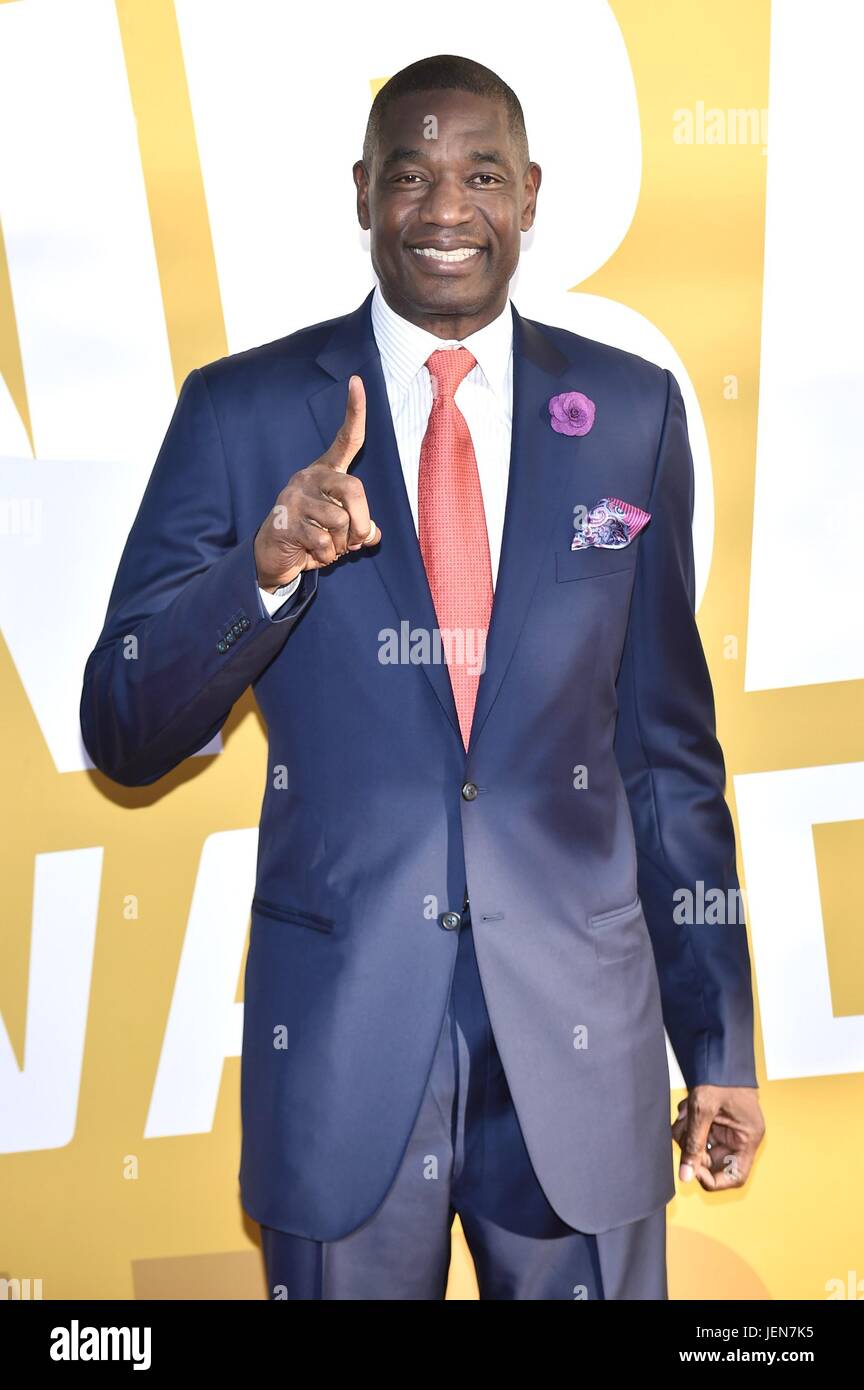 New York, NY, USA. 26th June, 2017. Dikembe Mutombo at arrivals for ...