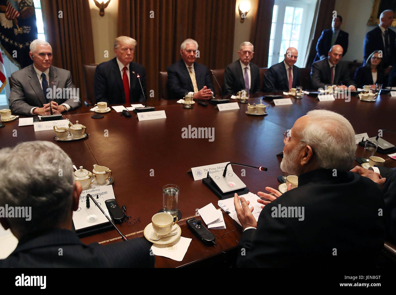 WASHINGTON, DC - JUNE 26: Indian Prime Minister Narendra Modi attends a ...